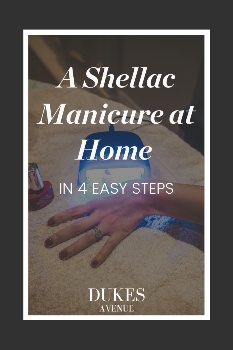 Give Yourself a Shellac Manicure at Home in 4 Easy Steps!