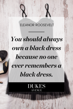 80+ Timeless Black Dress Quotes and Captions for Instagram
